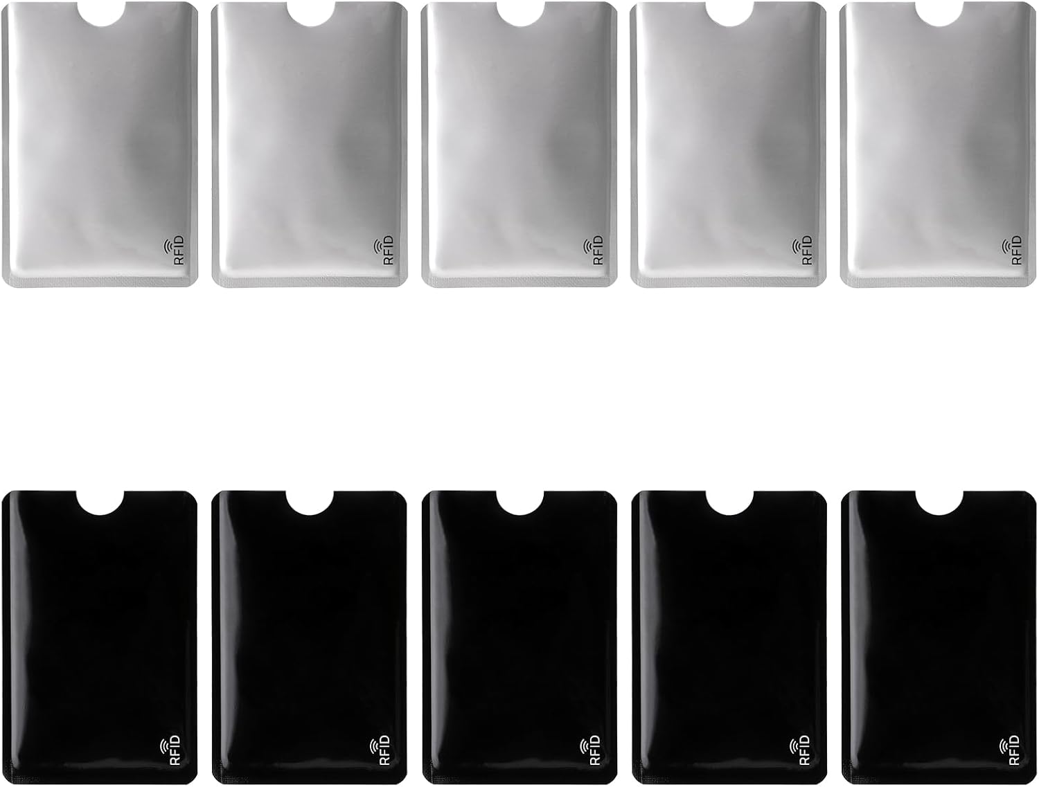 Ouligay 10Pcs Credit Card Holder RFID Blocking Card RFID Blocking ...