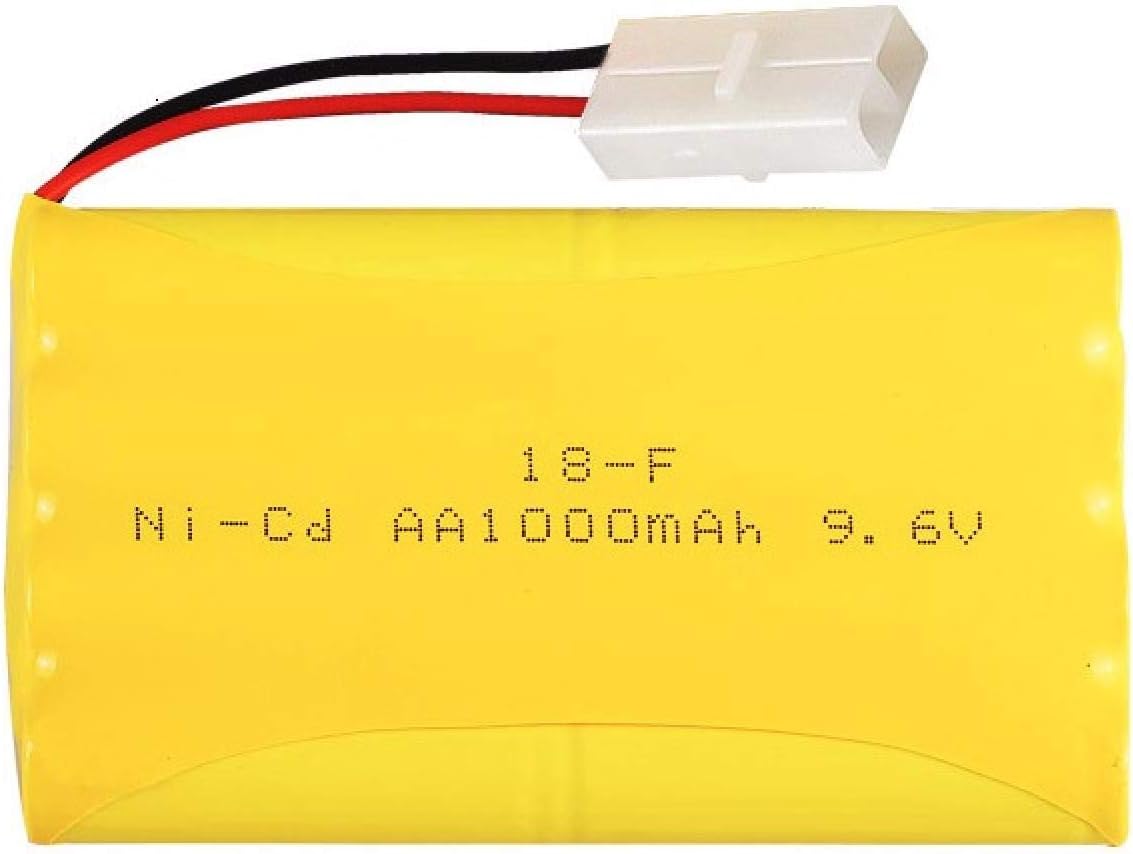Amazon.com: 9.6v 1000mah NiCD Battery for Rc Toy Car Tanks Trains Robot ...