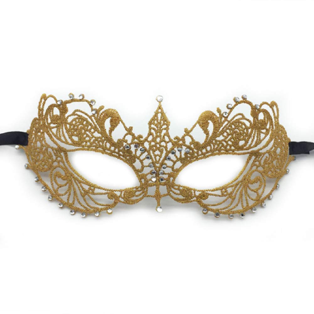 Amazon.com: DNHCLL Party Lace Mask Halloween Half Face Styling and Sexy ...