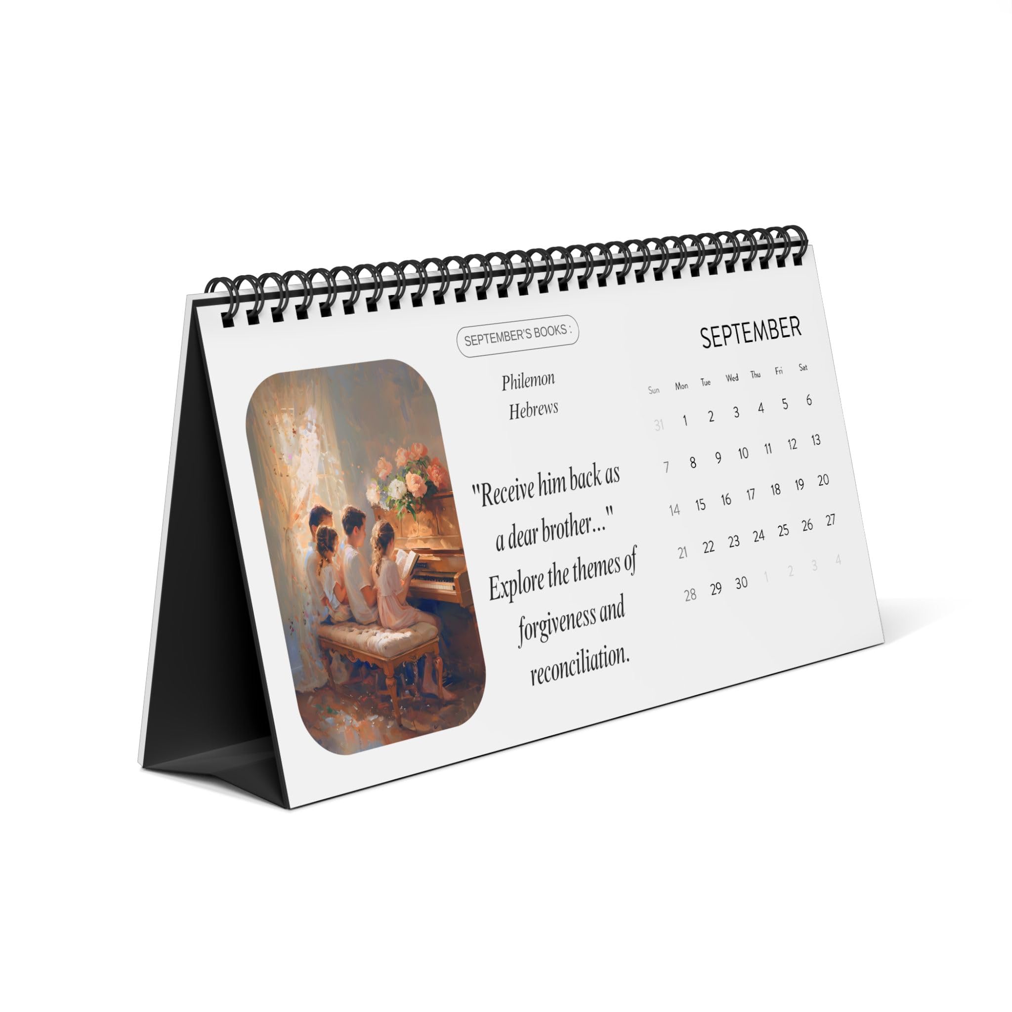 Amazon.com : 2025 Christian Desk Calendar – Monthly Bible Reading Plan ...