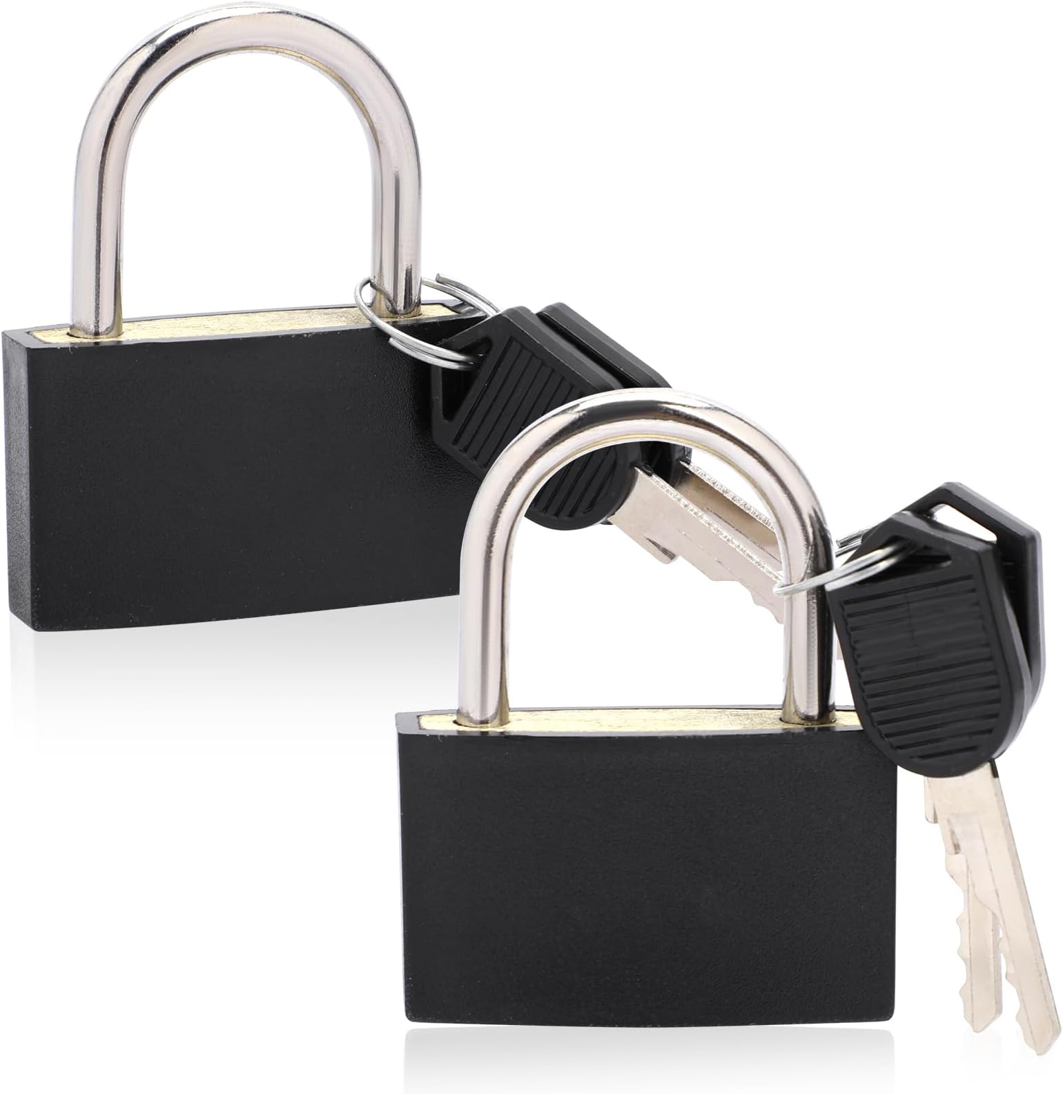 2 Pack Large Key Lock for Locker, 42mm Heavy Duty Pad Lock with Key ...