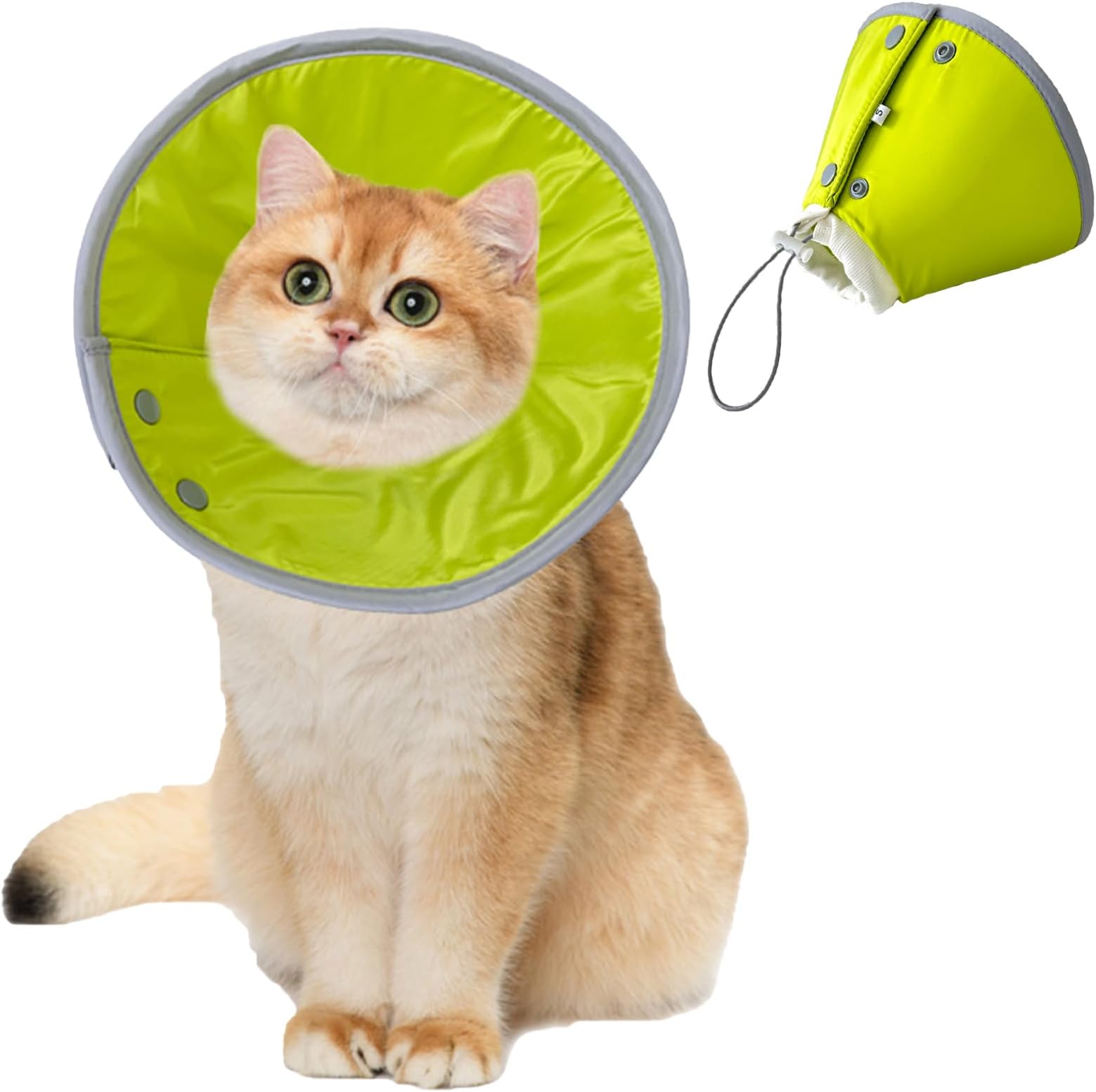 Amazon.com : Cat Cone Collar Soft, CAKOVANO Cat Recovery Collar After ...