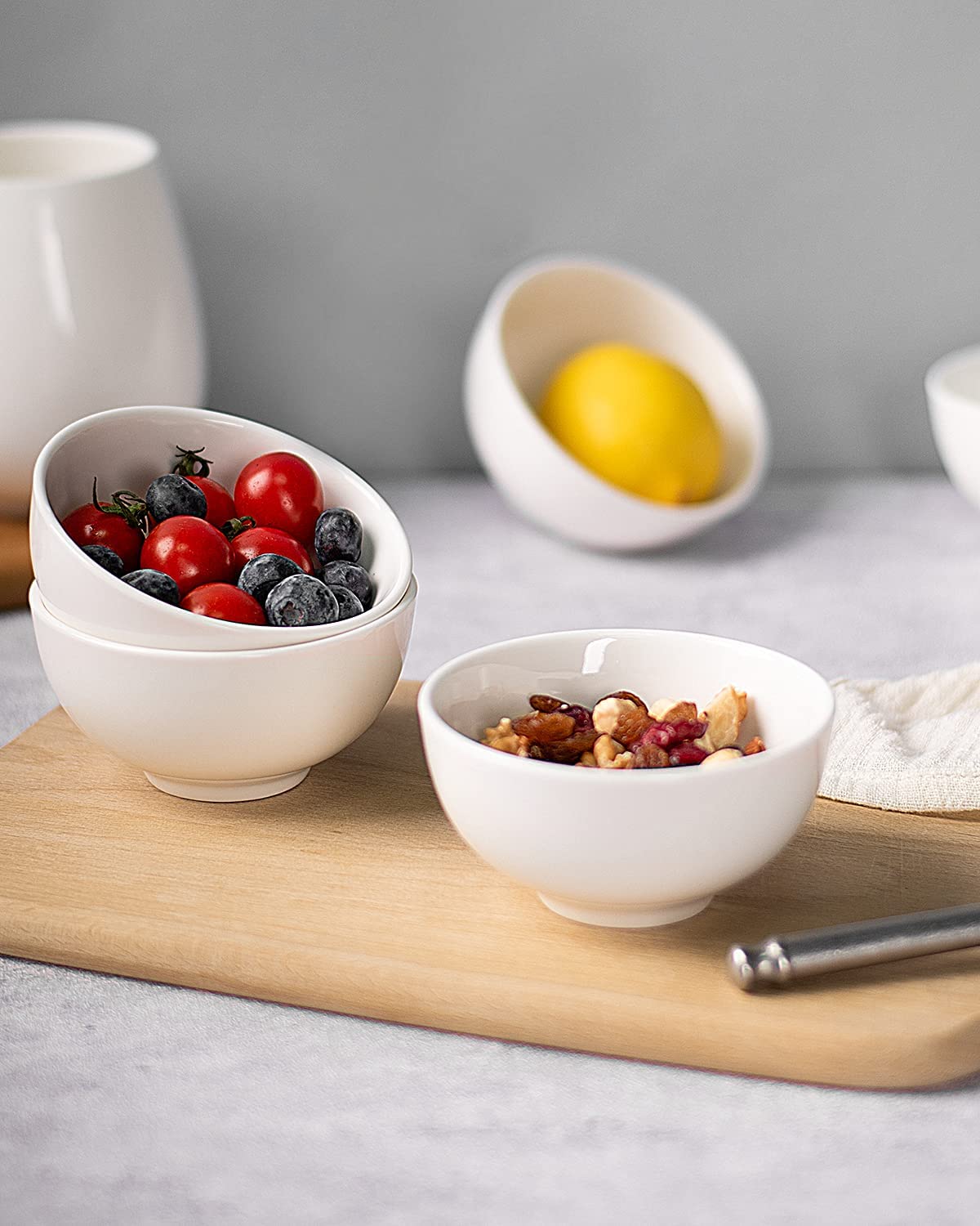 Snapklik.com : Soy Sauce Dish Ceramic 4oz Dipping Bowls, Serving Bowls ...