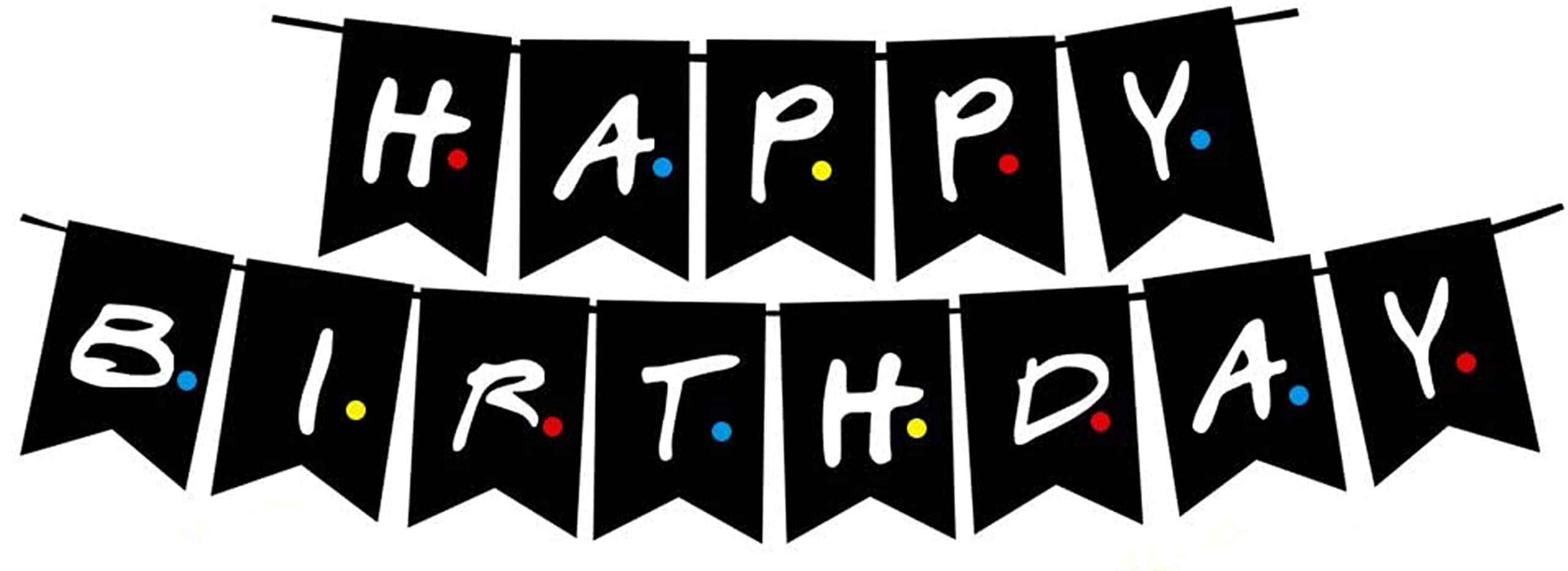 Buy Friends TV Show Happy Birthday Party Banner Party Supplies ...