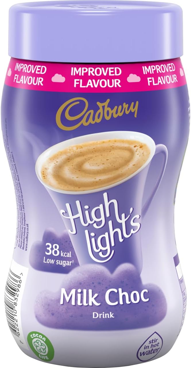 Cadbury Highlights Chocolat chaud au lait, 220 g : Amazon.fr: Epicerie
