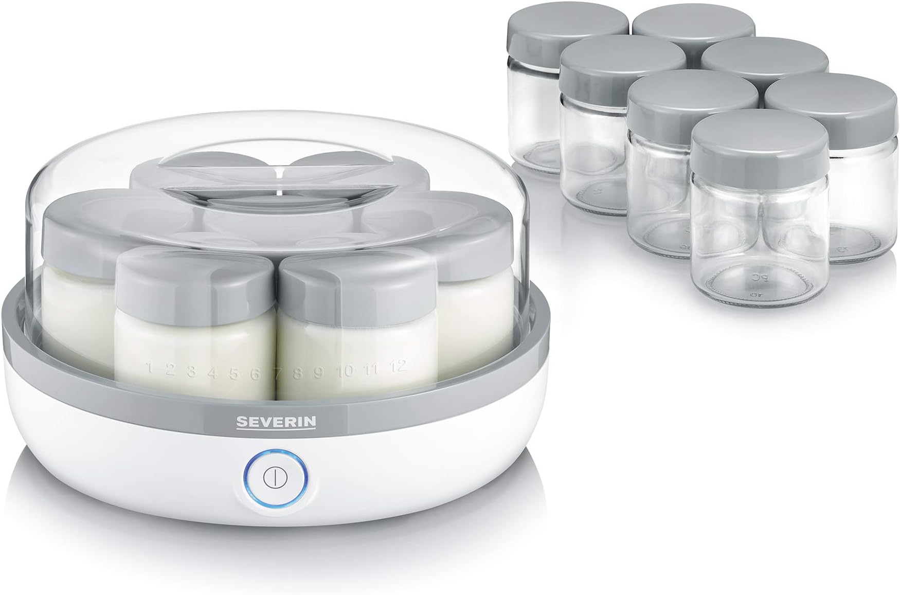 Klarstein Gaia yaourtière électrique 12 pots (préparation de yaourts ...