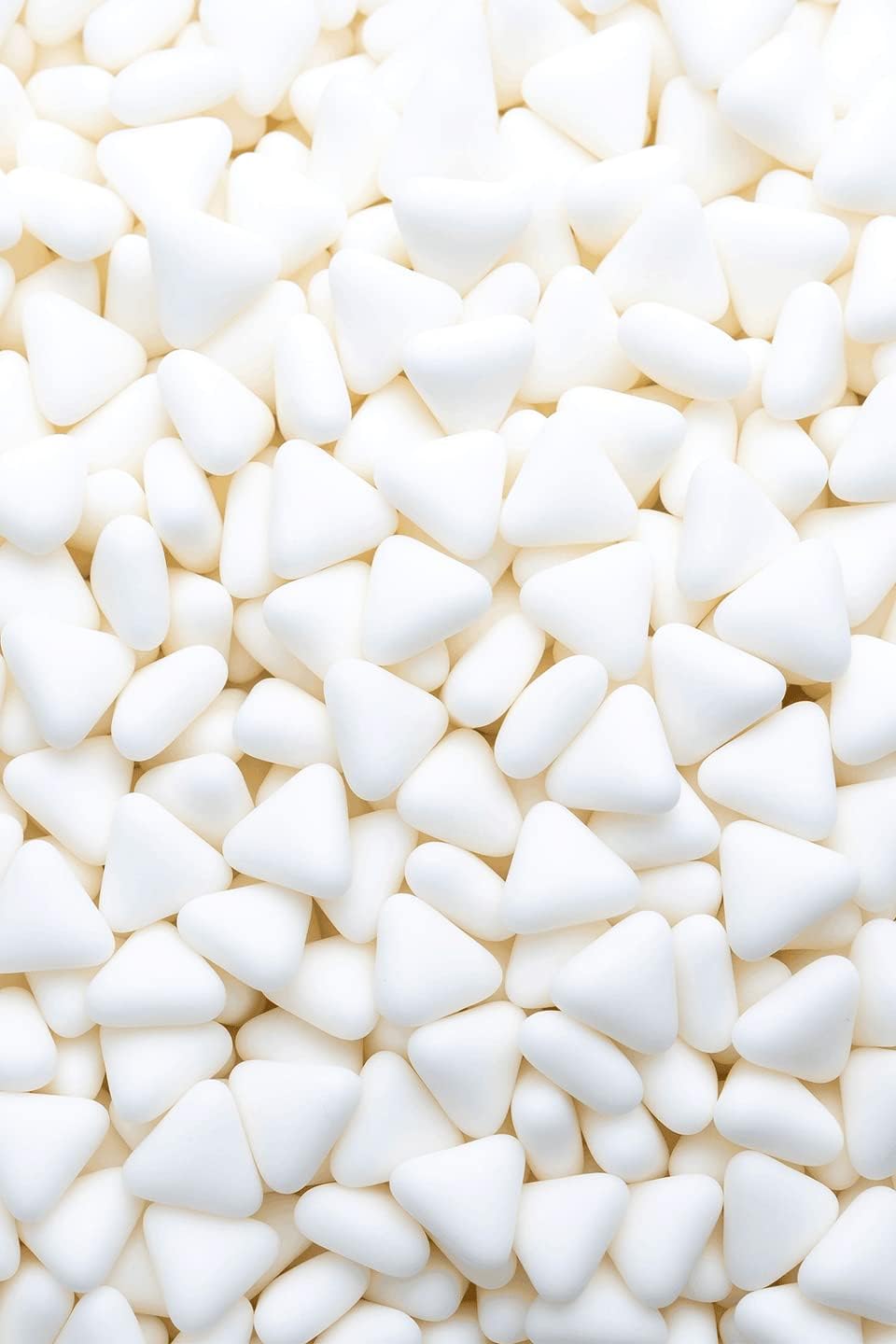 SPRINKLY - Matt Triangles - White - 500g : Amazon.co.uk: Grocery