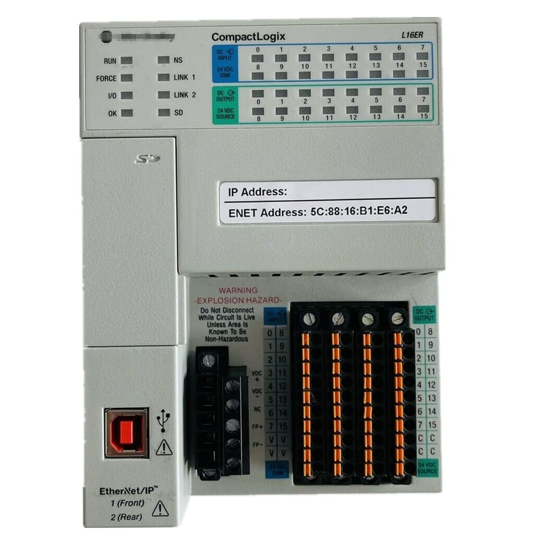 1769-L16ER-BB1B 384KB DI/O Controller 1769L16ERBB1B Sealed in Box One ...