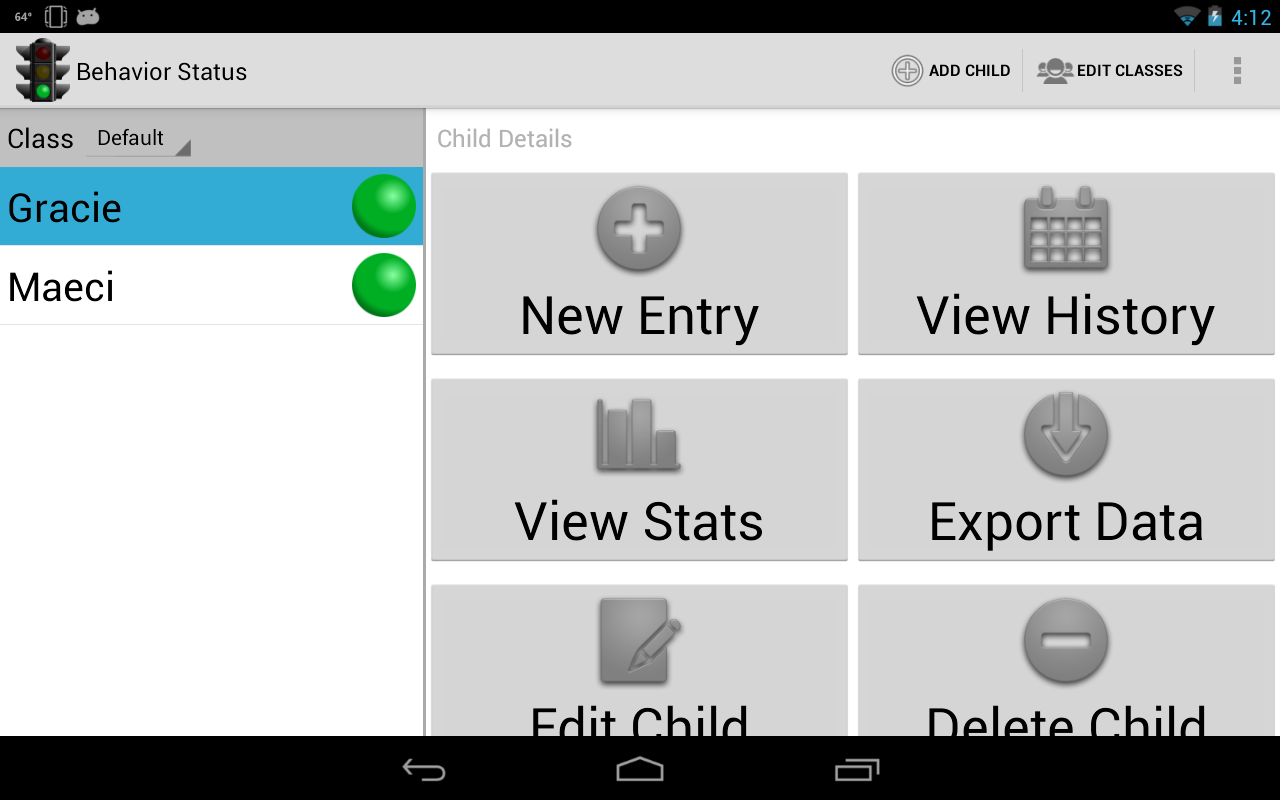 Behavior Status - App on the Amazon Appstore
