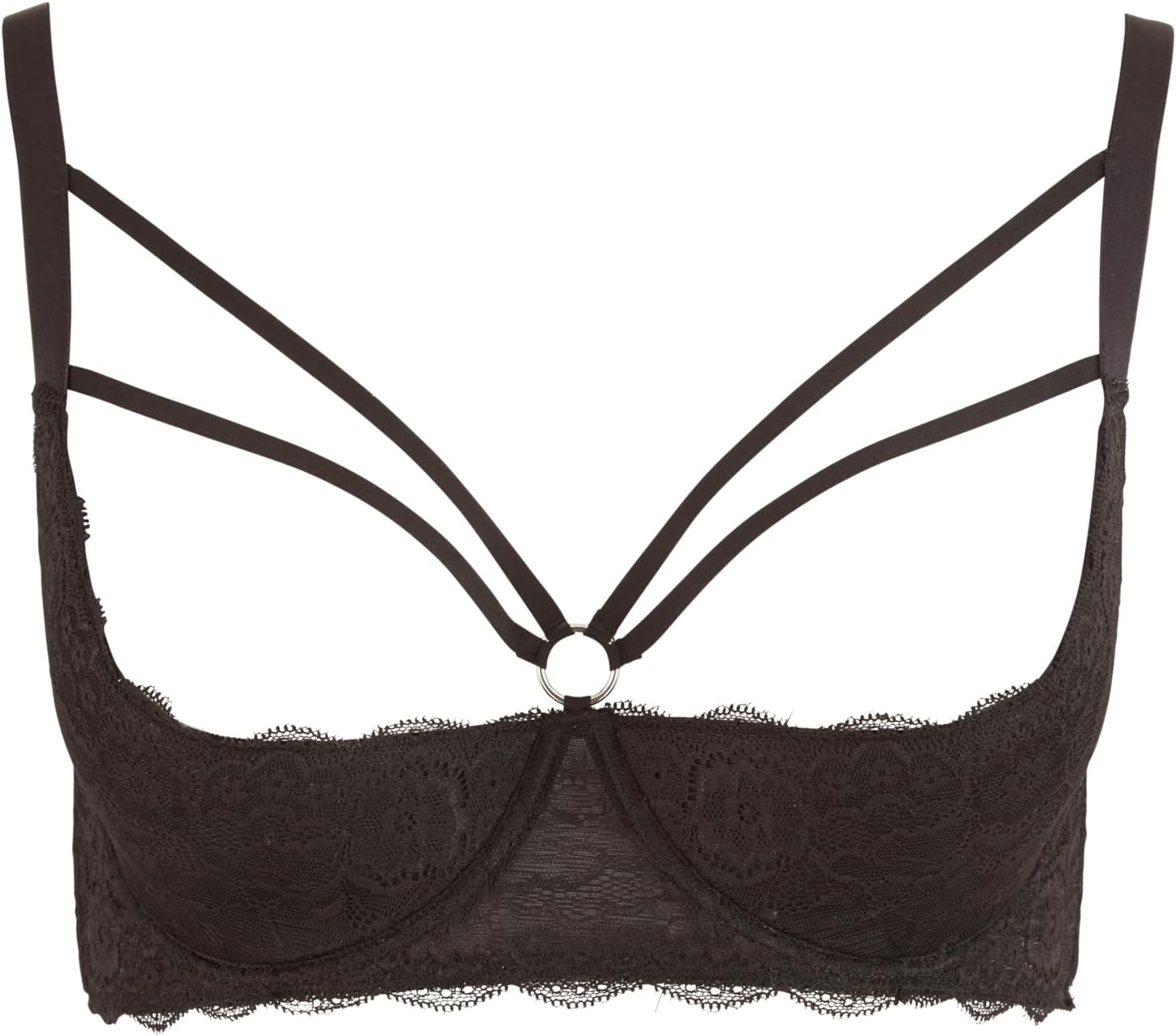 COTTELLI Damen Hebe 95e Demi BH, Schwarz, Einheitsgröße EU : Amazon.de ...