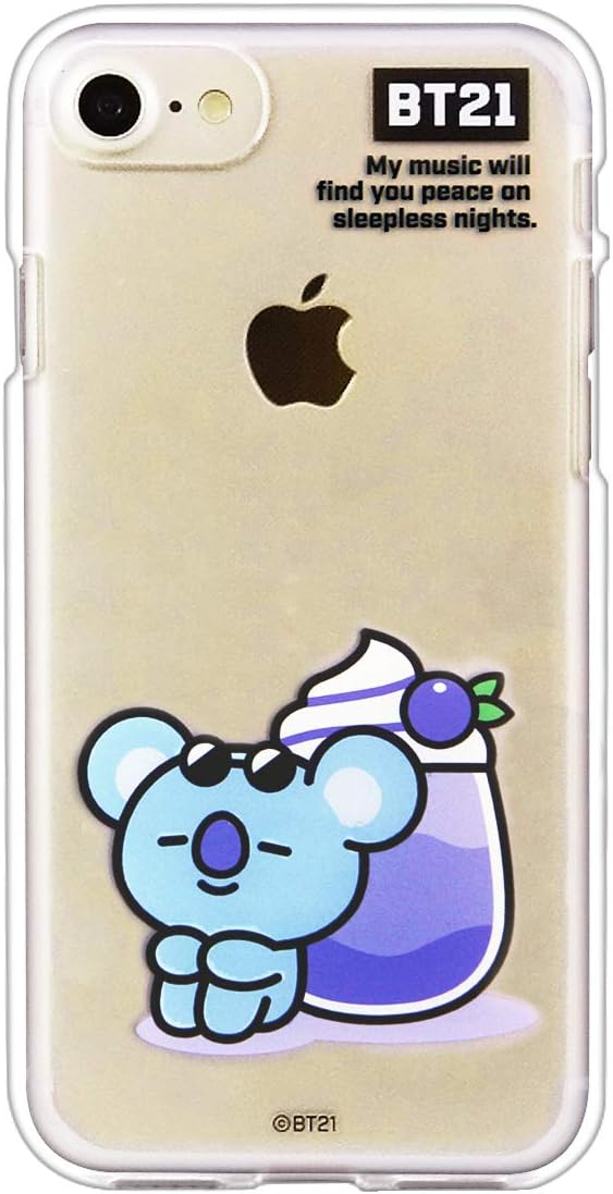 Amazon.com: BT21 2020 iPhone SE / 8/7 Case Cover CLEAR SOFT SUMMER ...