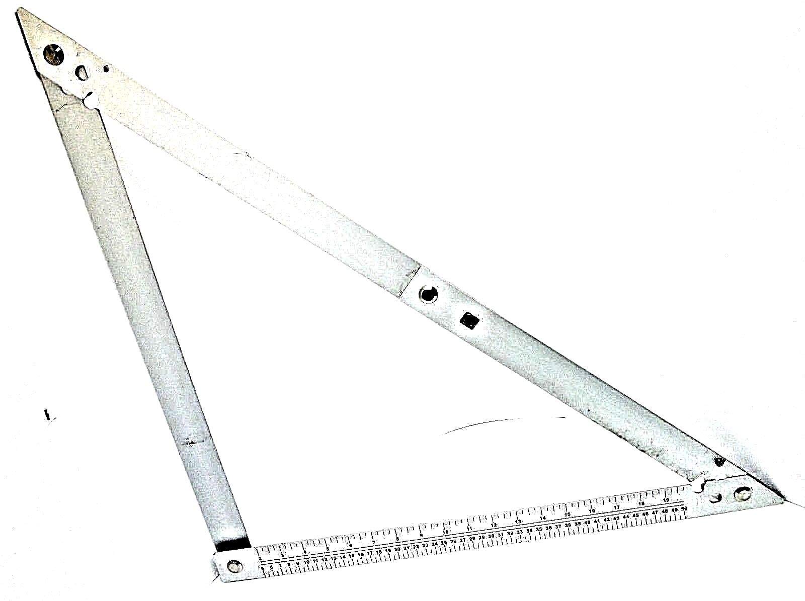 Toolzone 24" Aluminium Folding Square with Case : Amazon.co.uk: DIY & Tools