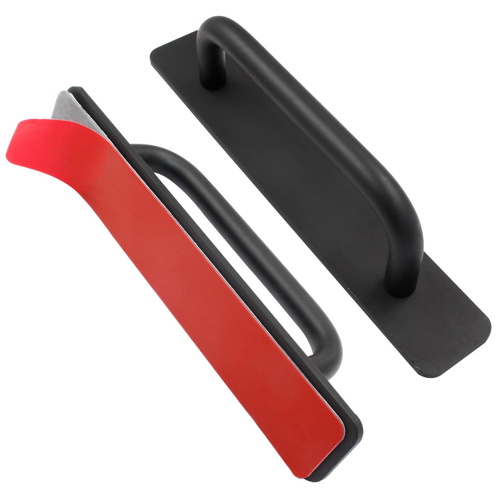 Bonsicoky 2 Pcs Adhesive Cabinet Door Handles, Self-Stick Instant ...