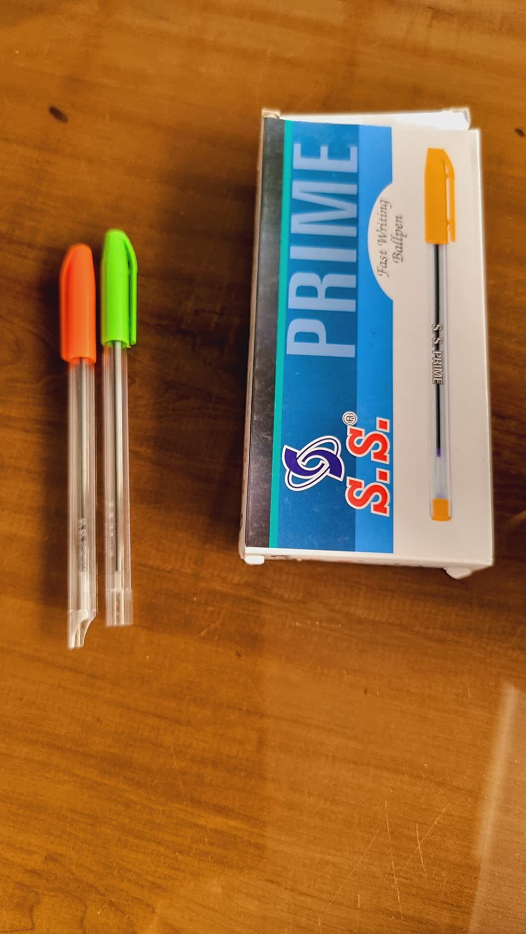 SS Prime Ball pens Fast writing Blue ball pens Pack of 40 : Amazon.in ...