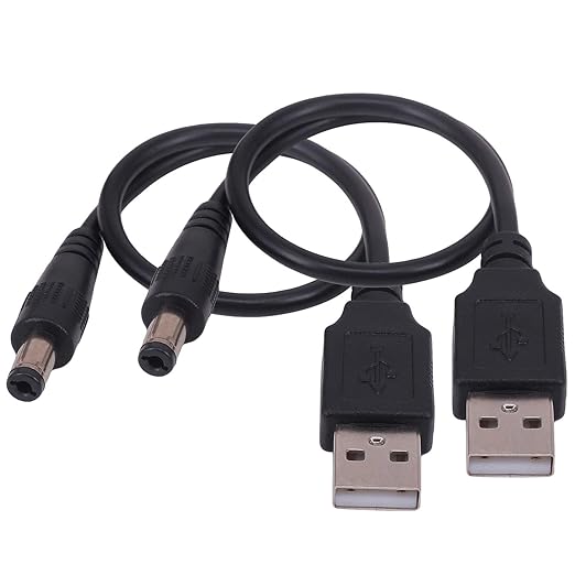 Yeworth Usb To Dc Power Cord, Yeworth 2 Pack 0.25M Usb 2.0 A Type Male ...