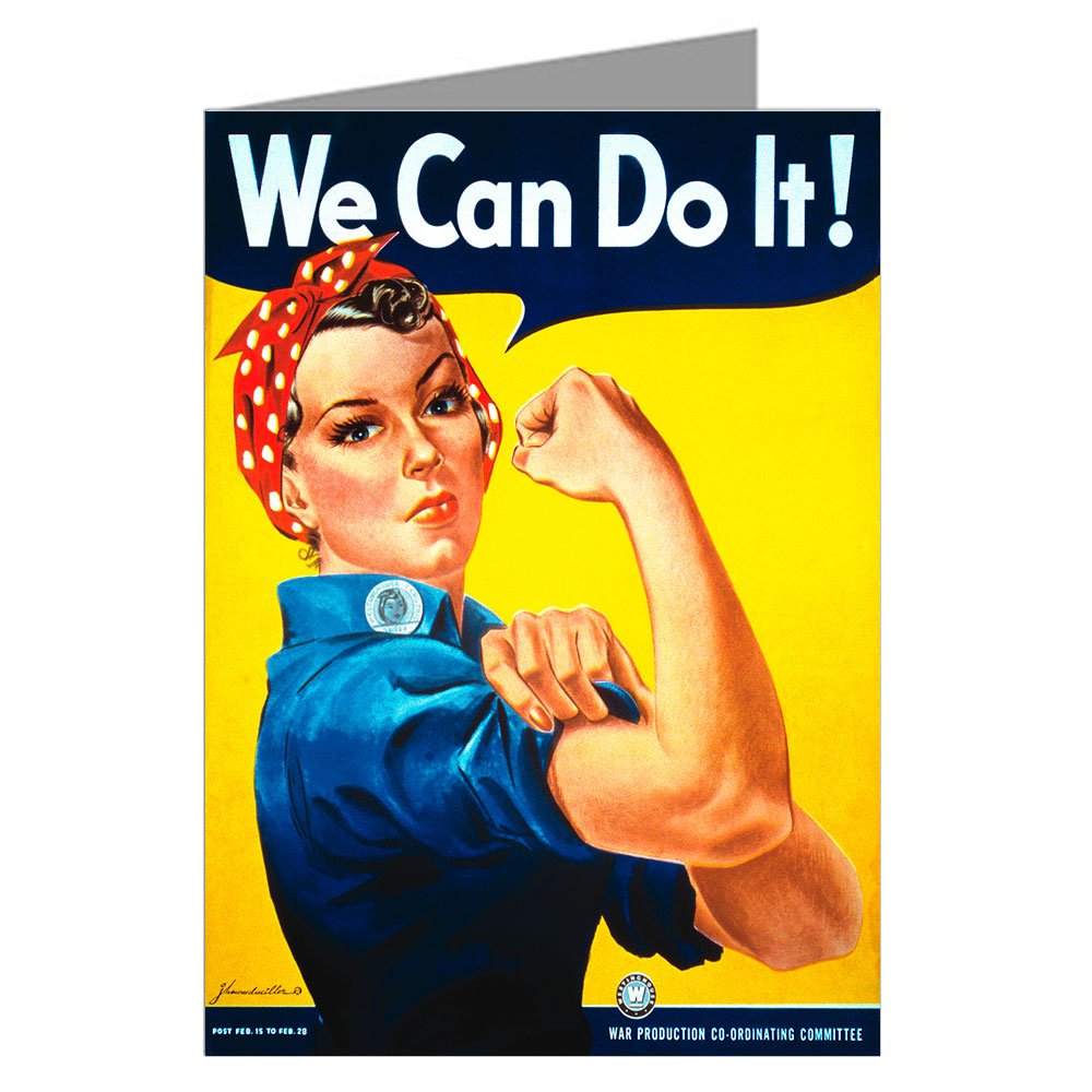 We Can Do It Poster Blank