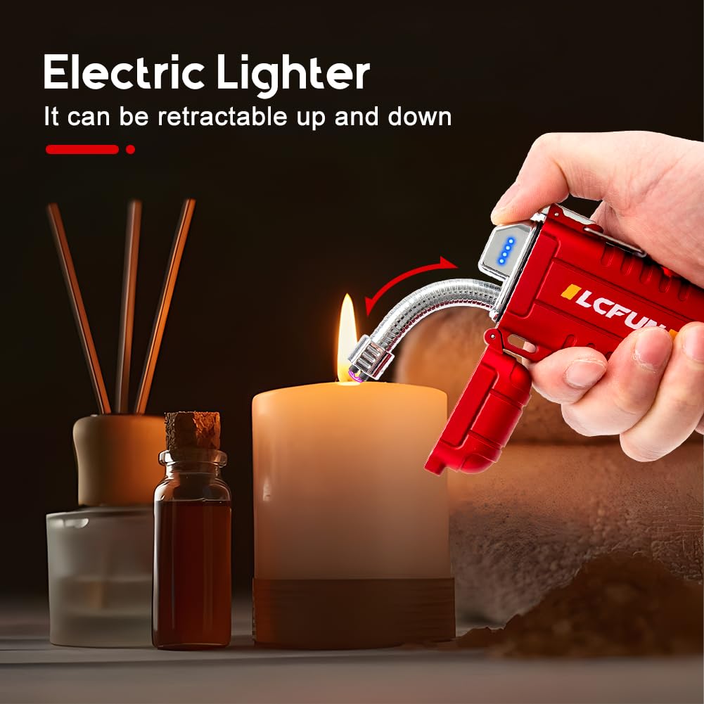 Snapklik.com : LCFun Electronic USB C Rechargeable Dual Arc Lighter ...