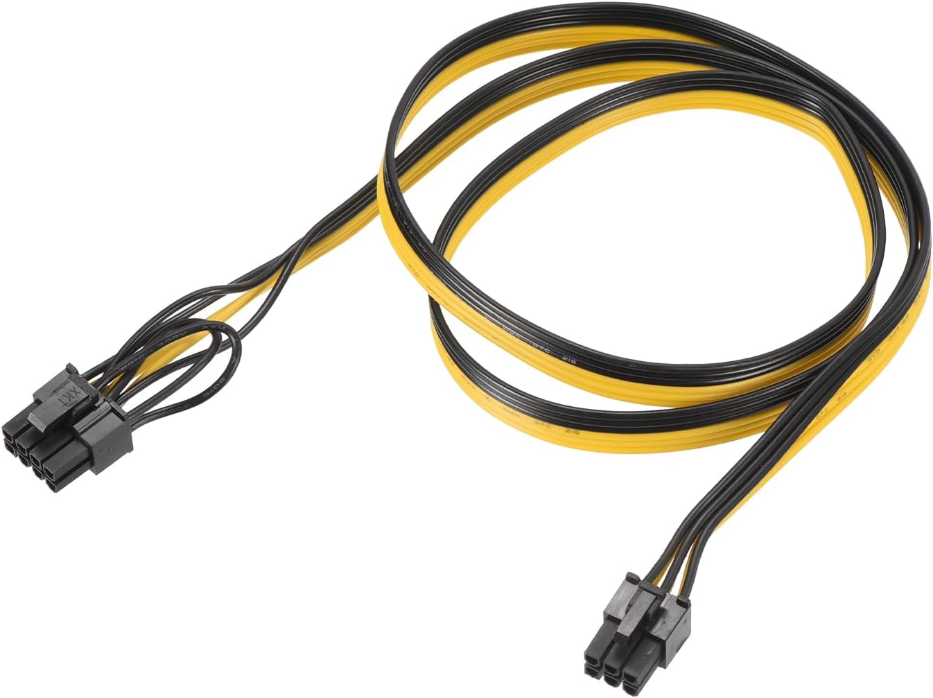 Amazon.co.jp: uxcell PCIe Cable 6 Pin Female to 8 Pin (6+2) Female GPU ...