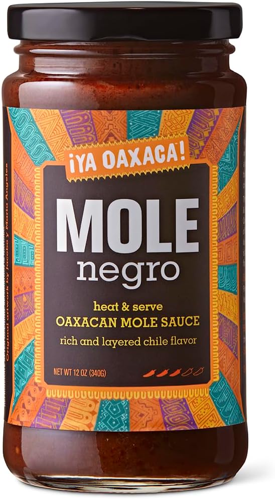 Amazon.com : Ya Oaxaca - Mole Sauce - Negro - Medium Spice Flavor ...