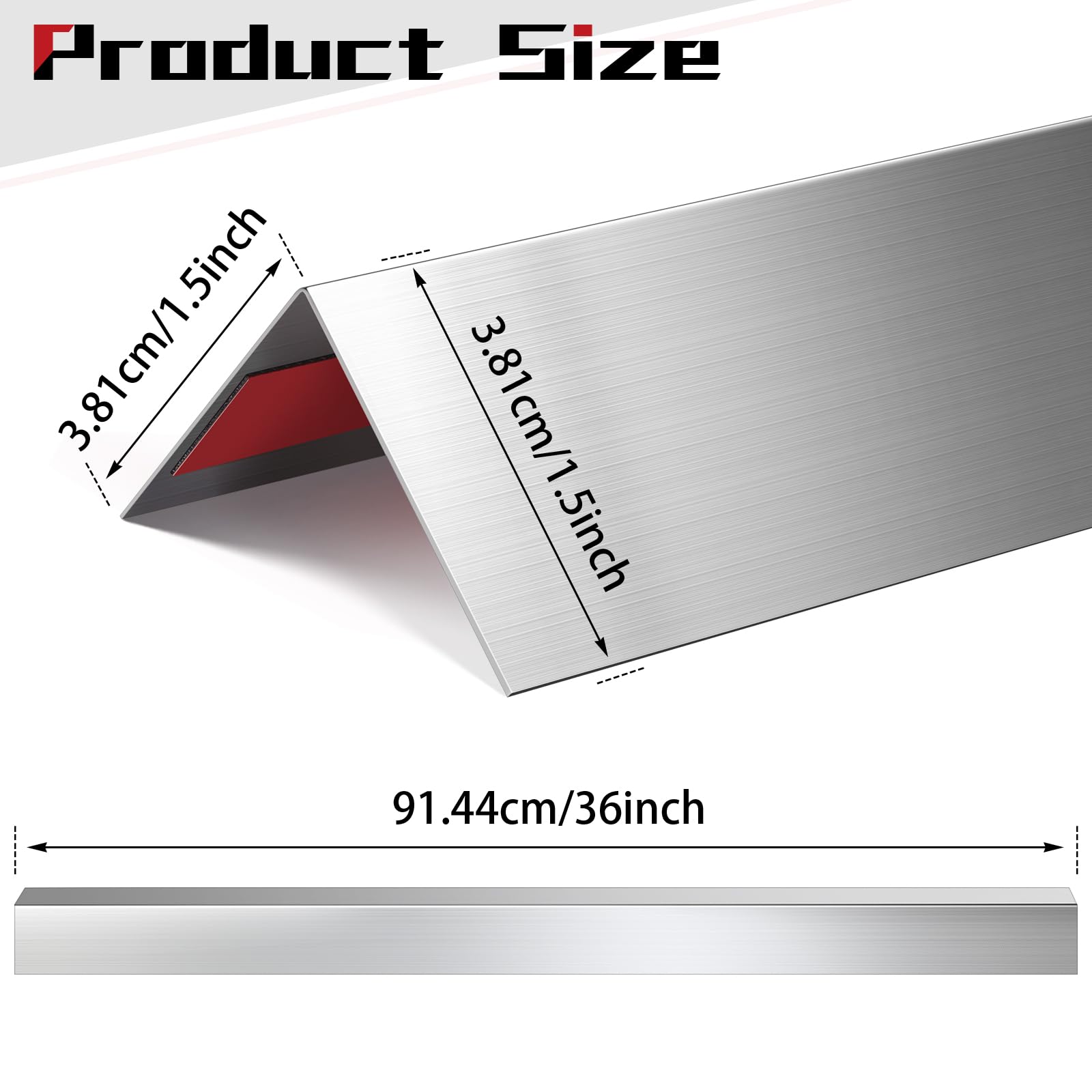 Snapklik.com : Therwen 10 Pcs Self Adhesive Stainless Steel Corner ...