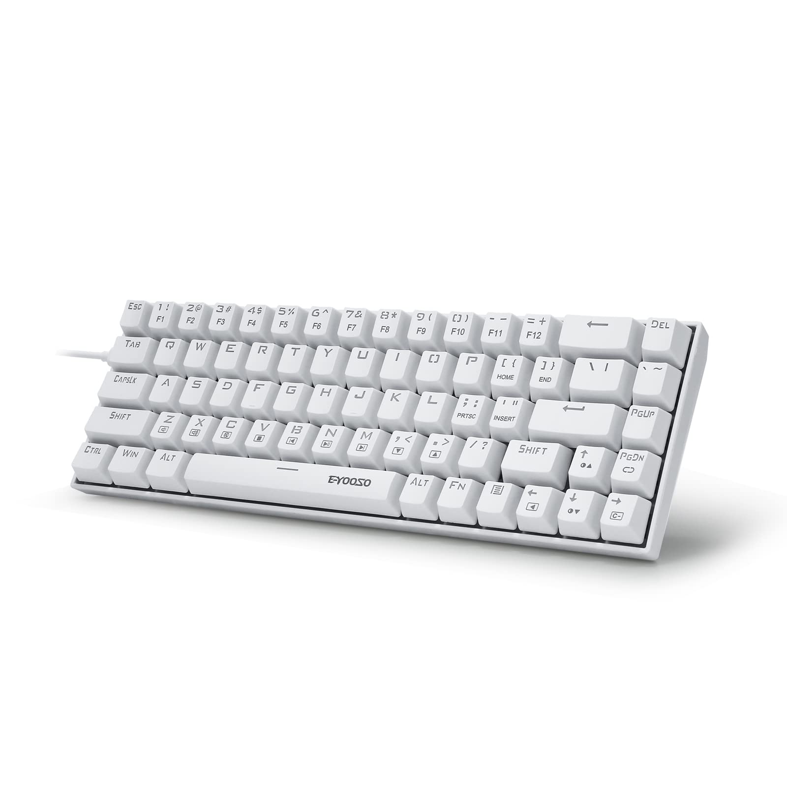 Buy HUO JI Compact Mechanical Keyboard: 60% Keys,Red Switch, RGB ...