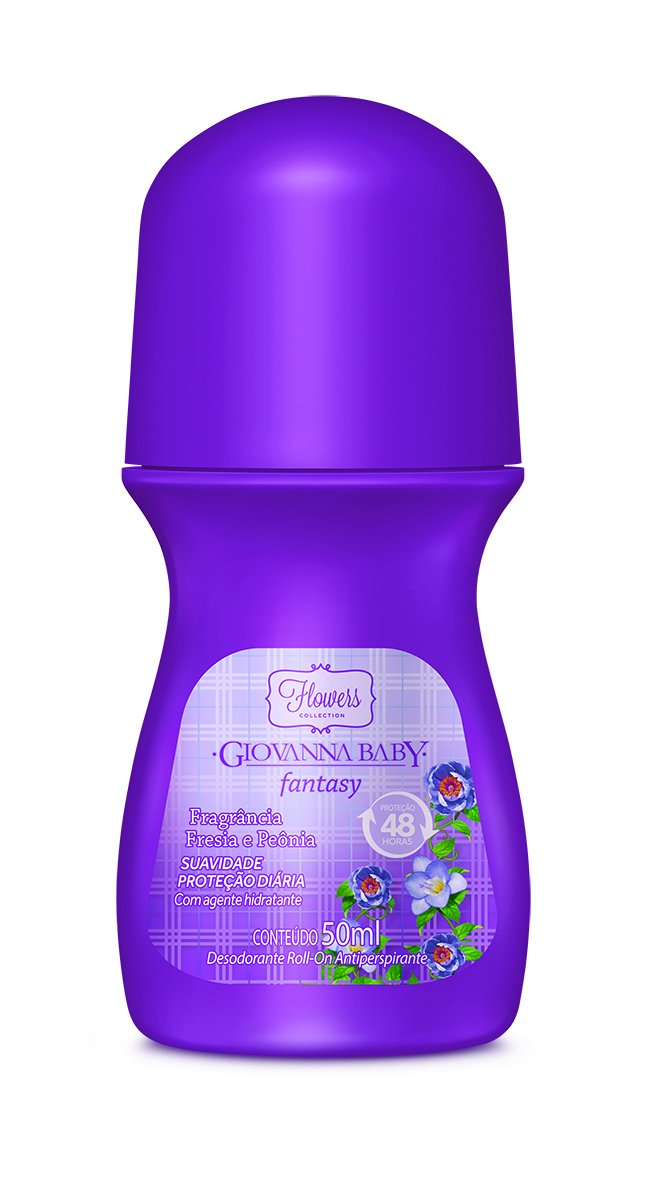 Buy Linha Flowers Giovanna Baby - Desodorante Antitranspirante Roll On ...