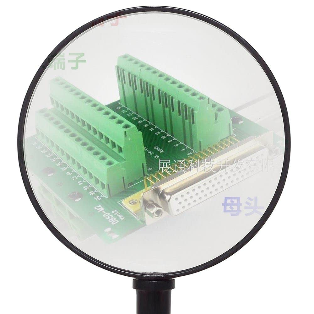 Amazon.com: DB50 DR50 HDR50 Female 50 pin Port Terminal Block Adapter Converter PCB Board ...