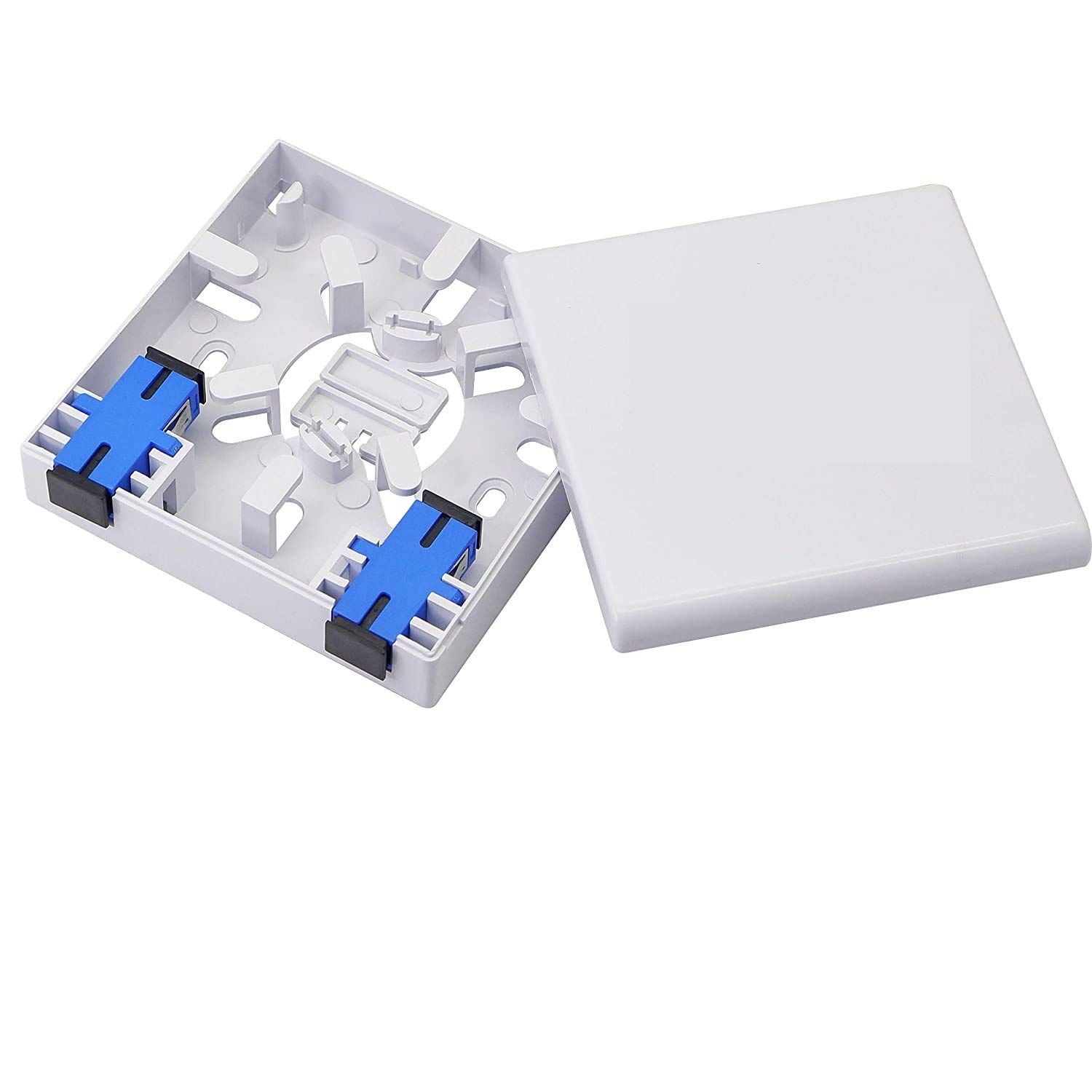 Buy Fiber Panel Box, Fiber Optic Terminal Junction Box Double-Port SC ...