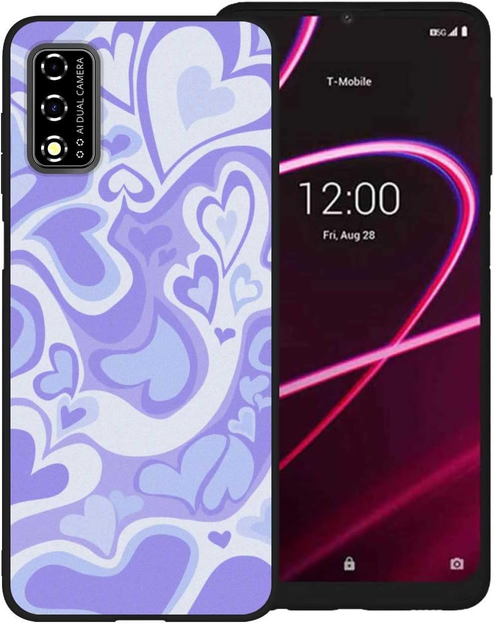 Amazon.com: zaztify Phone Case for T-Mobile REVVL V 4G 2021, Pastel ...