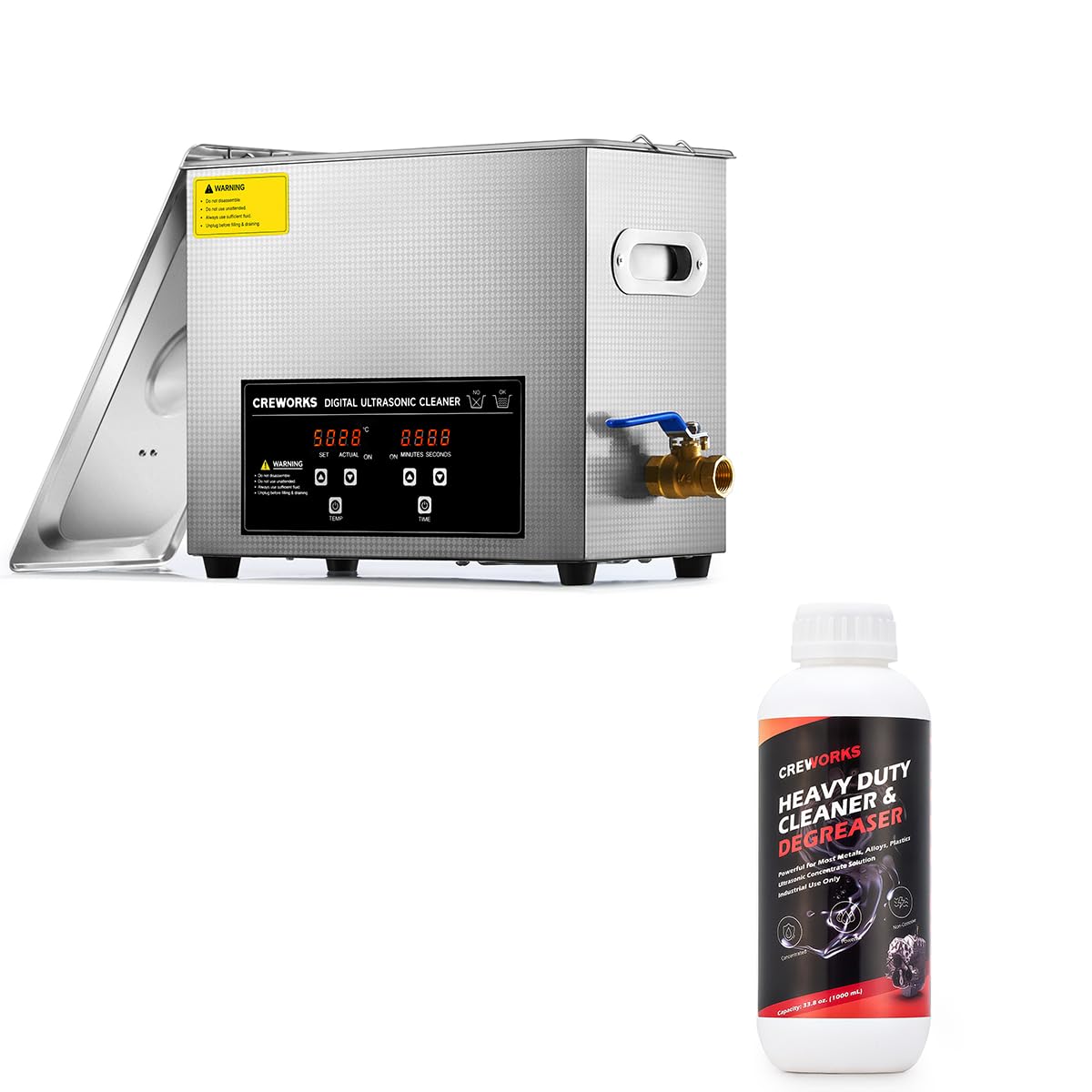 Amazon.com: 6L Ultrasonic Cleaner Machine & 34 fl oz Ultrasonic ...