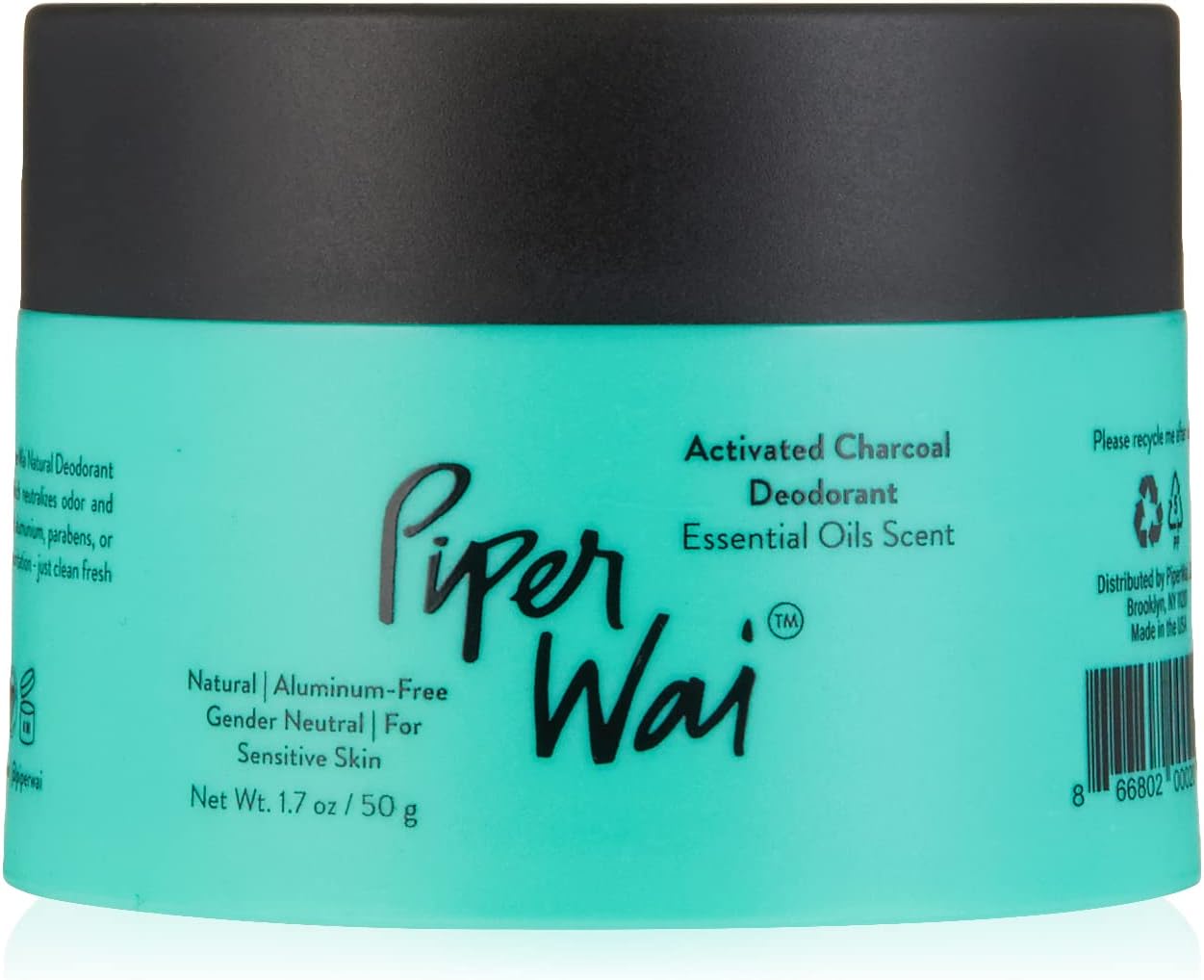 PiperWai Natural Deodorant for Women & Men | Aluminum Free with ...