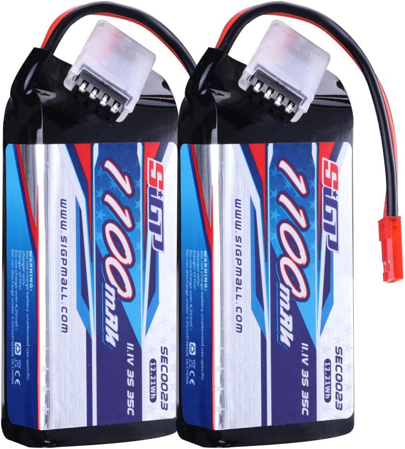 Amazon.com: SIGP 11.1V 3S Lipo Battery 1350mAh 25C Soft Pack with XT30 ...