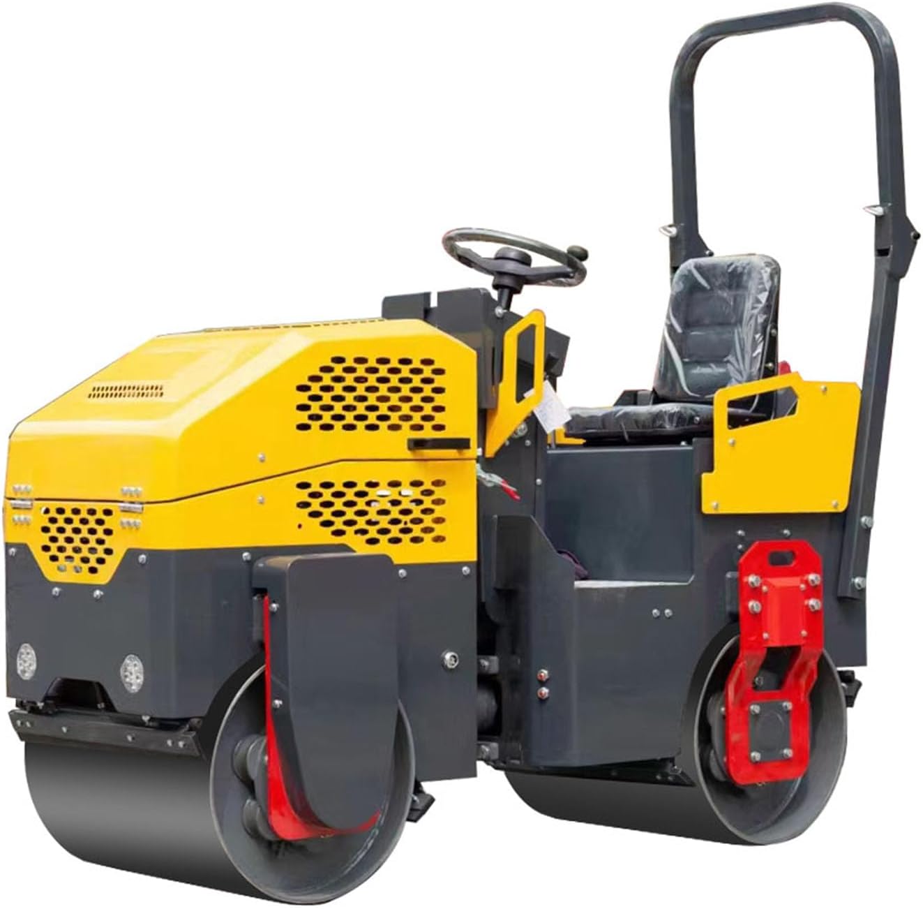 Amazon.com: 1Ton Ground Compactor Hydraulic Road Roller Ride On ...