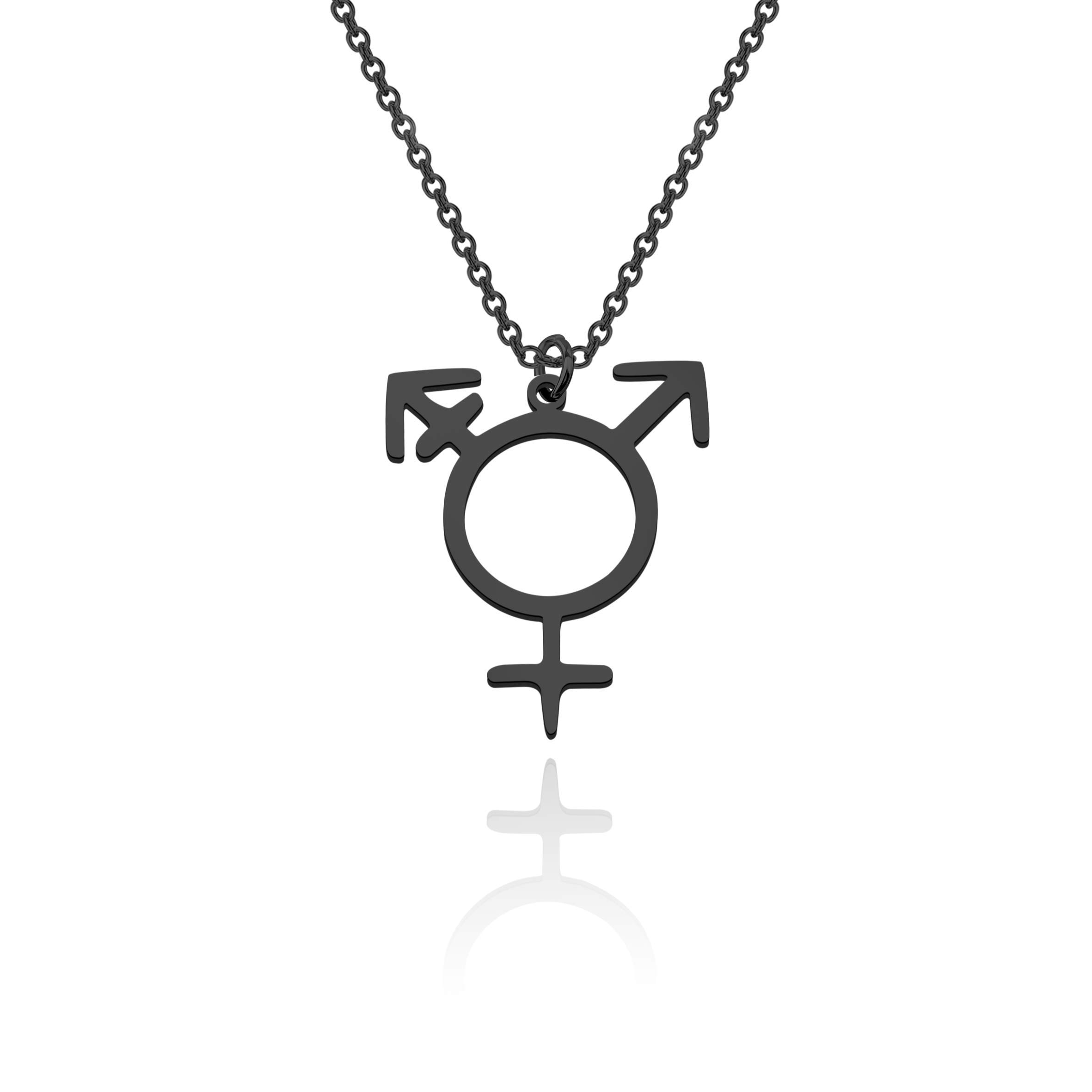 Snapklik.com : WUSUANED Transgender Symbol Necklace Transgender Pride ...