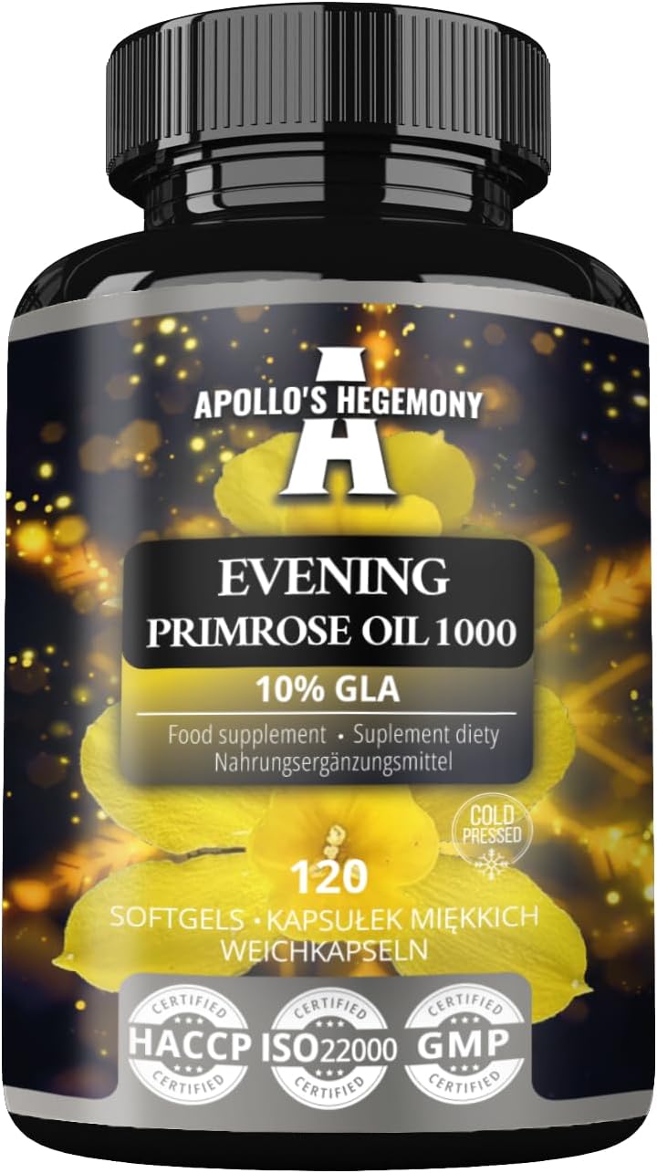 Amazon.com: APOLLO'S HEGEMONY Evening Primrose Oil 1000 mg with Vitamin ...