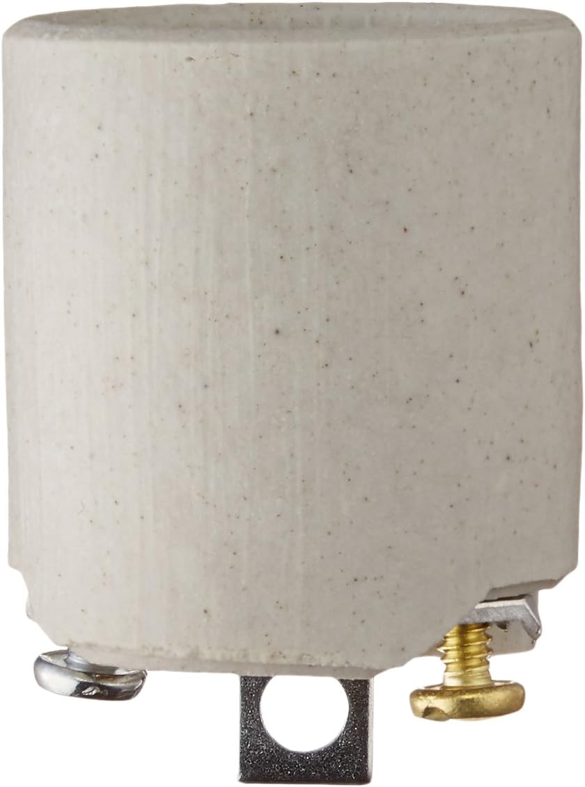 Leviton 3152-F 1-Circuit 1-Piece Keyless Lamp Holder, 660 W ...