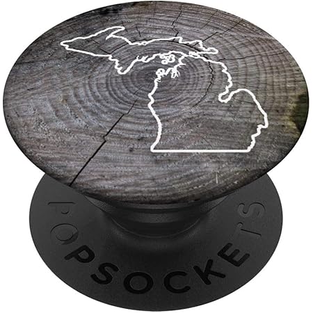 Amazon.com: Michigan Floral Flower Beige Purple American State ...