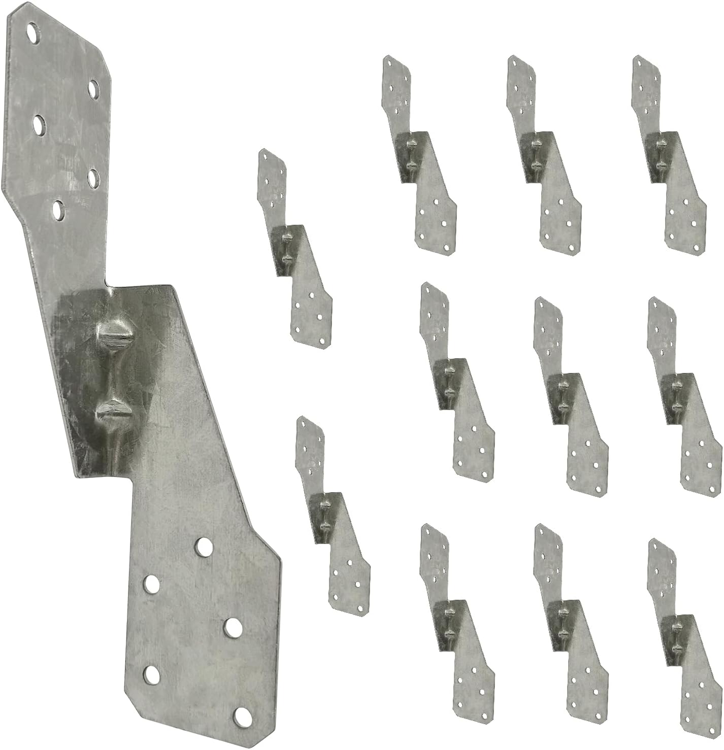 Amazon.com: ZUVELLO H2.5A Strong Hurricane Tie Straps Trusses Bracket ...