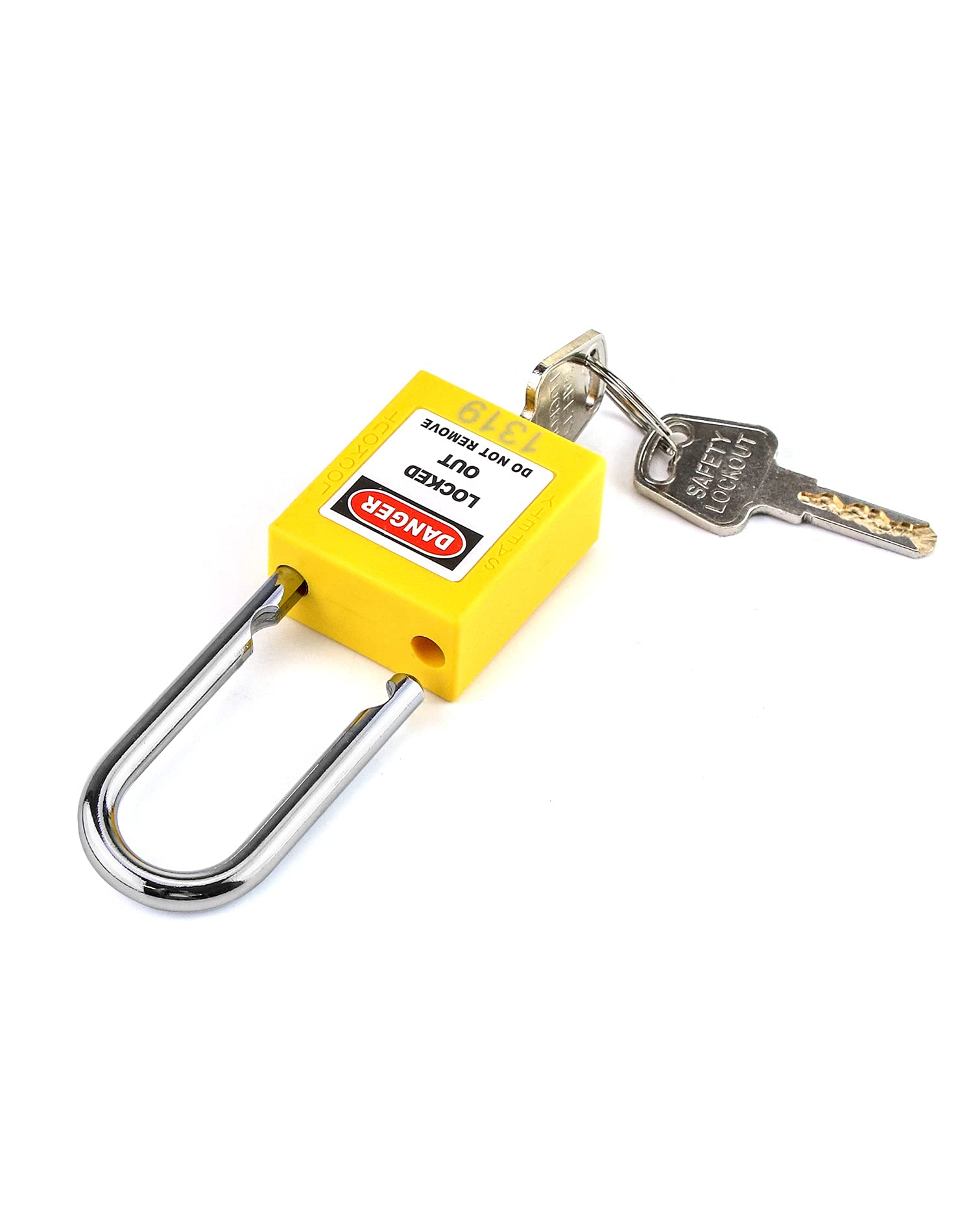 Snapklik.com : QWORK Lockout Tagout Locks, Safety Padlock, 10 Yellow ...