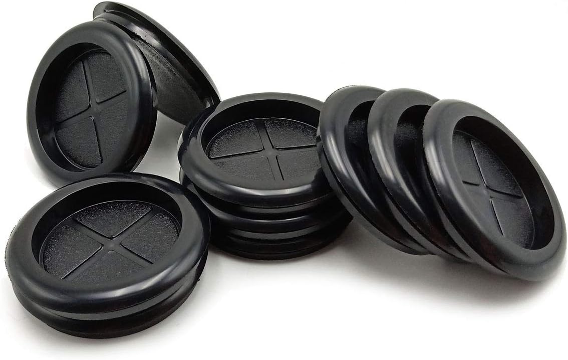 EASYEAH 1-3/8 in Rubber Grommets for Wiring, 1-3/16 in ID One-Sided ...
