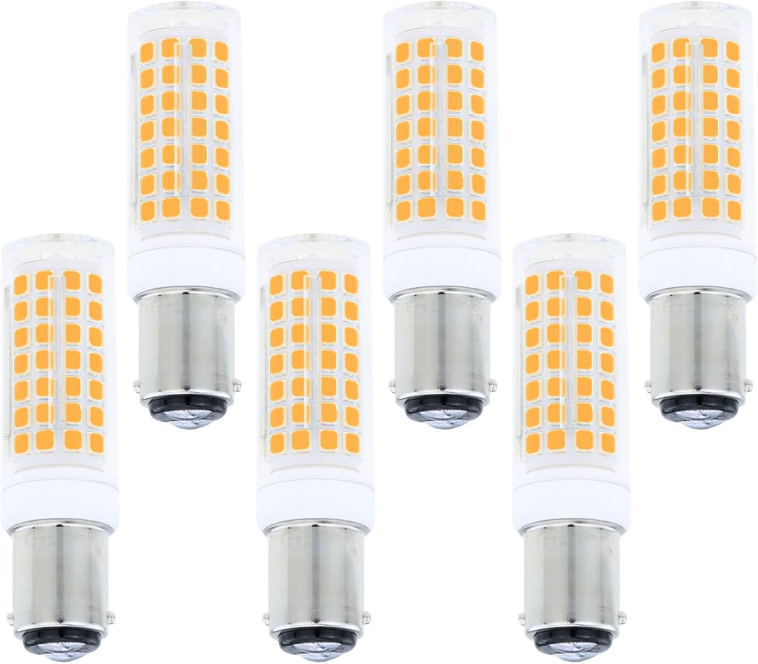 Lamsky Ba15d LED Bulb 7.5W Warm White 3000K 120V,75W 80W Halogen ...