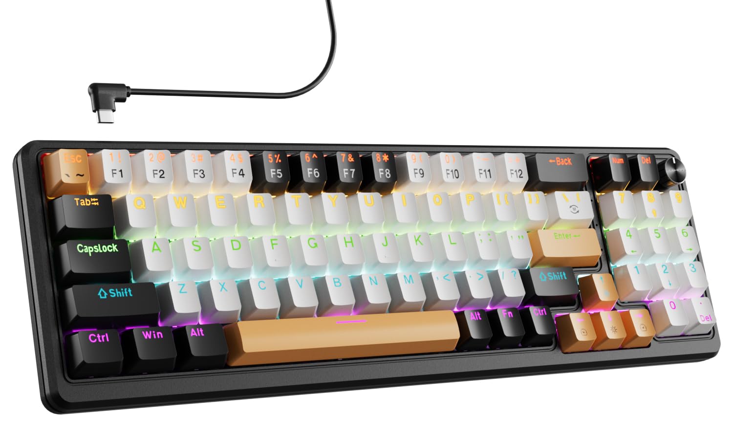 Amazon.com: ELECGO Mechanical Gaming Keyboard, USB Wired Gaming ...