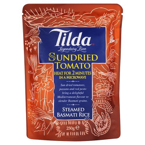 Amazon.com : Tilda - Sundried Tomato - 250g : Basmati Rice Produce ...