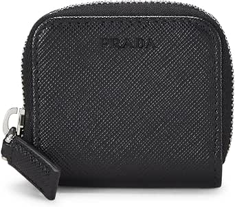 Amazon.com: Prada, Pre-Loved Black Saffiano Coin Purse, Black : Luxury ...