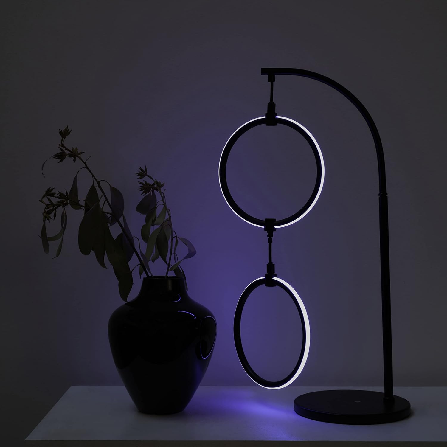 Brightech Nova Modern Color Changing Table Lamp - LED Lamp with RGB ...