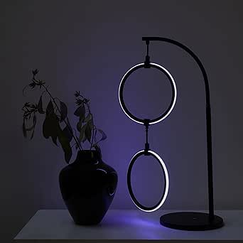 Brightech Nova Modern Color Changing Table Lamp - LED Lamp with RGB ...