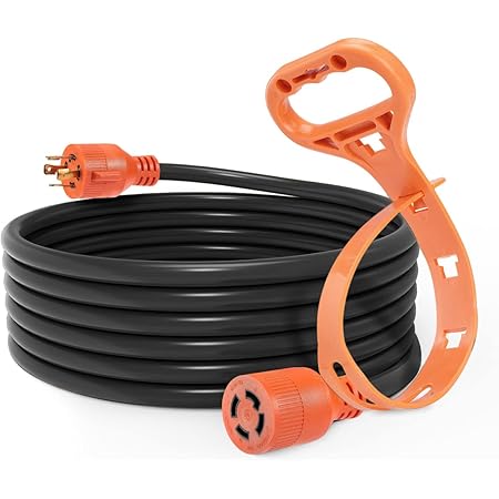 Amazon.com: Yodotek 25FT Heavy Duty Generator Locking Power Cord NEMA ...