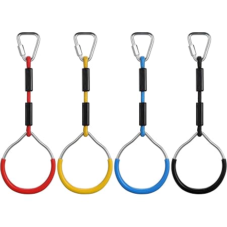 Kids Gymnastic Rings Backyard Playground Play Sets for Obstacle Ring ...