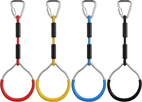 PELLOR Kids Monkey Bars, Kids Gymnastic Rings, Multifunctional Gym ...