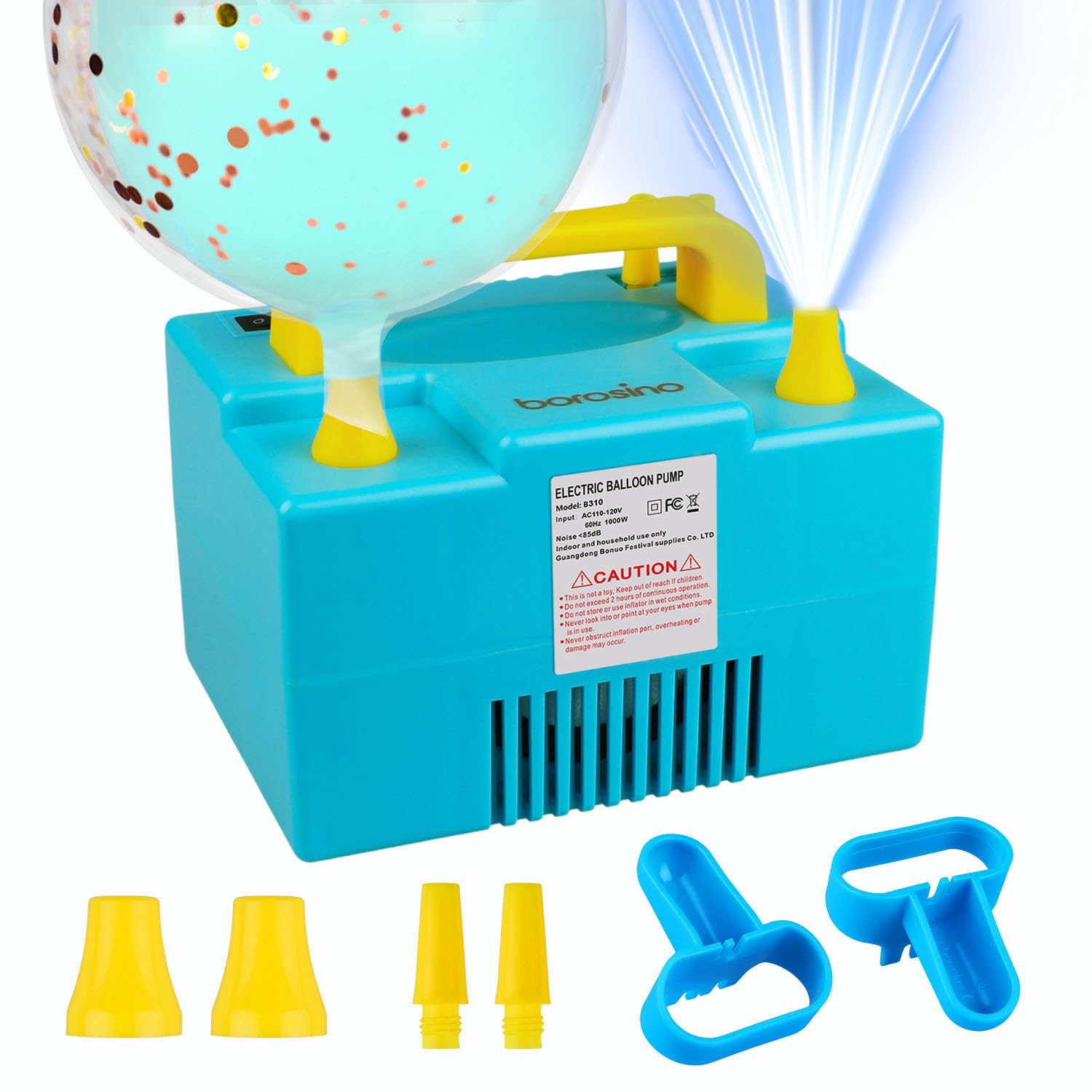 Amazon.com: Borosino Balloon Pump Electric 1000W 110V, Fresh Cooler Air ...